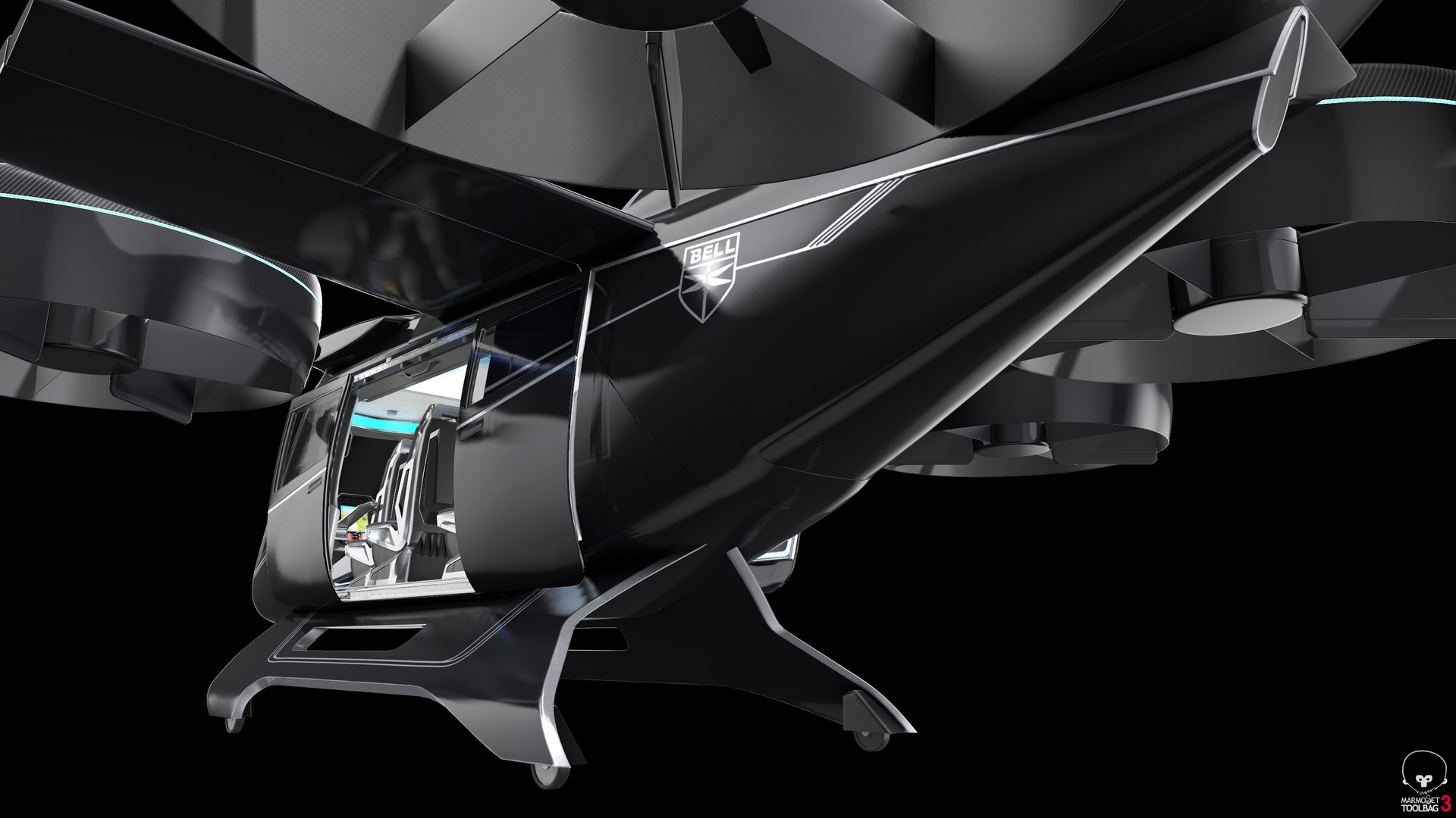 Uber flying taxi - 3D model - TurboSquid 1418566