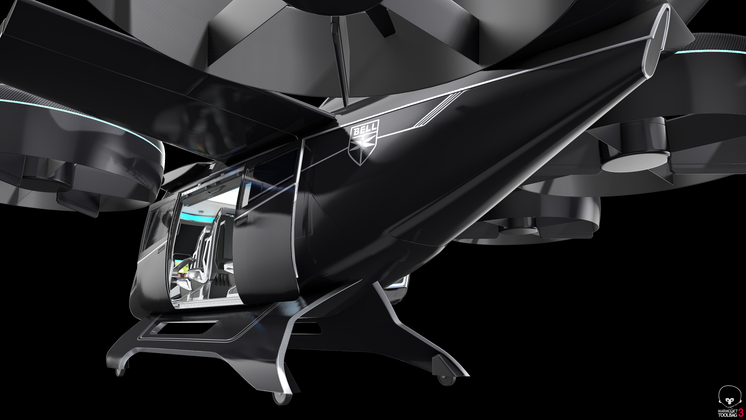 Uber flying taxi - 3D model - TurboSquid 1418566