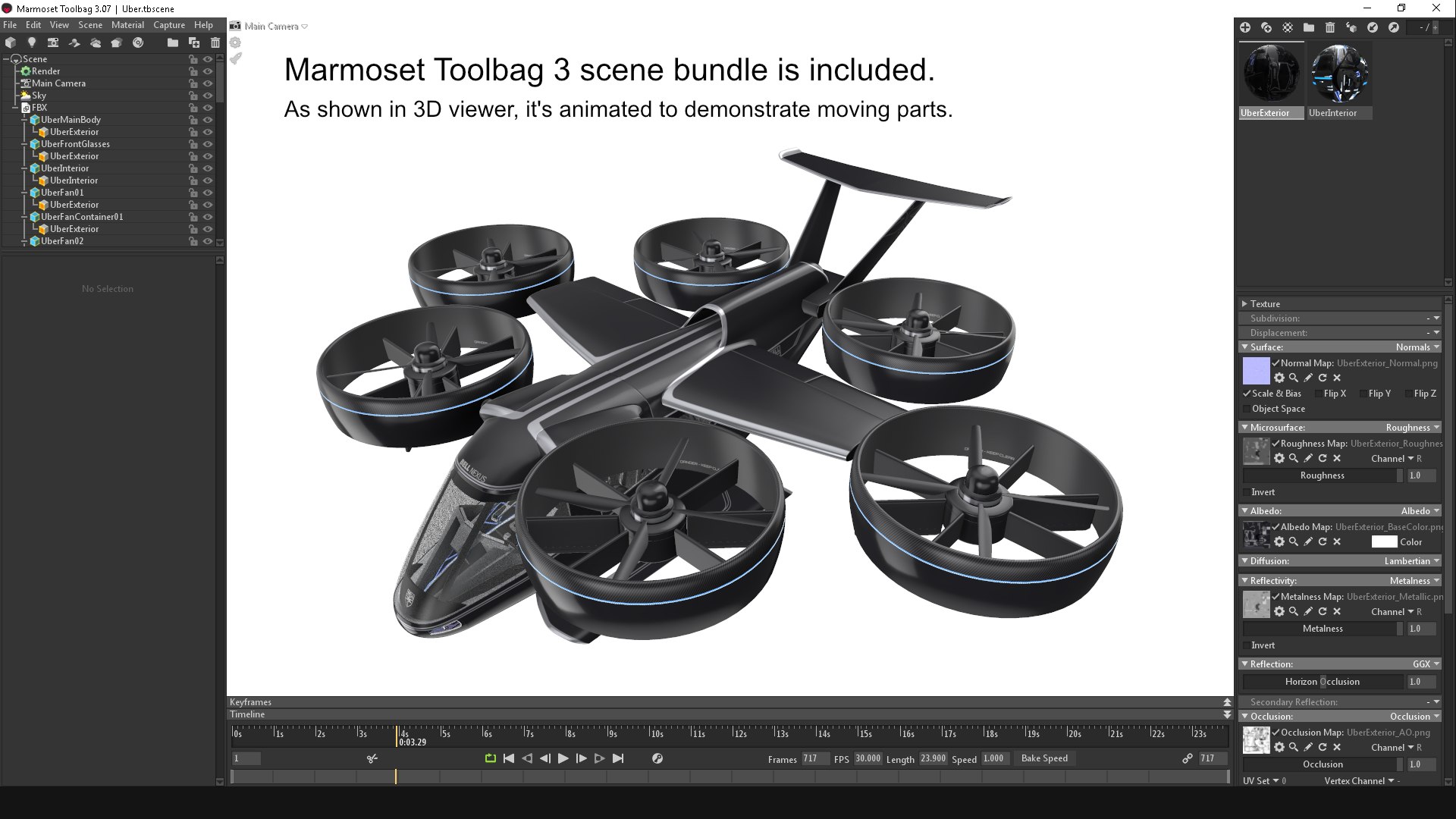 Uber flying taxi - 3D model - TurboSquid 1418566