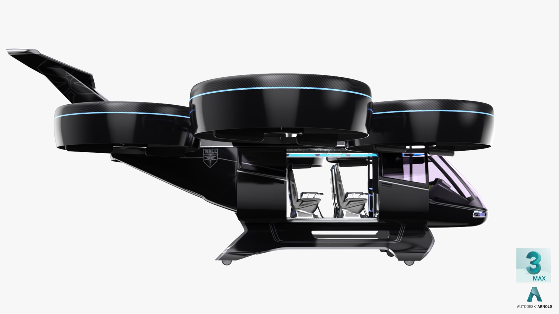 Uber flying taxi - 3D model - TurboSquid 1418566