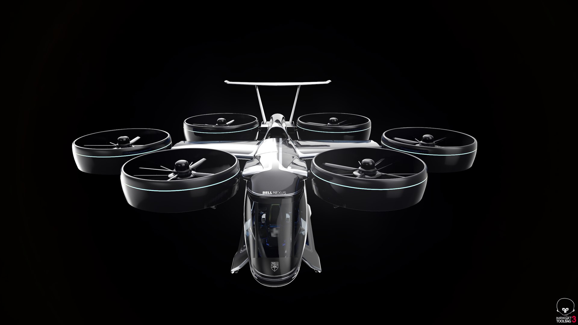Uber flying taxi - 3D model - TurboSquid 1418566