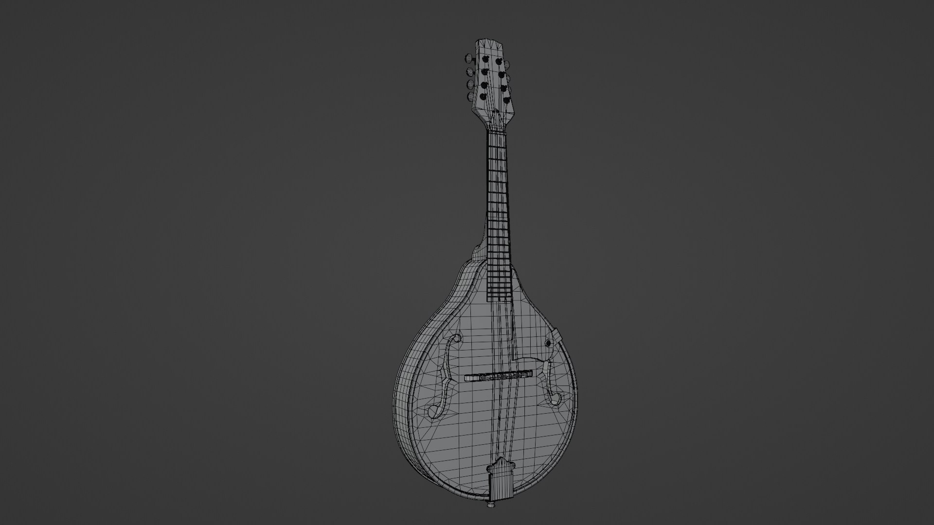 Mandolin Model - TurboSquid 2132727