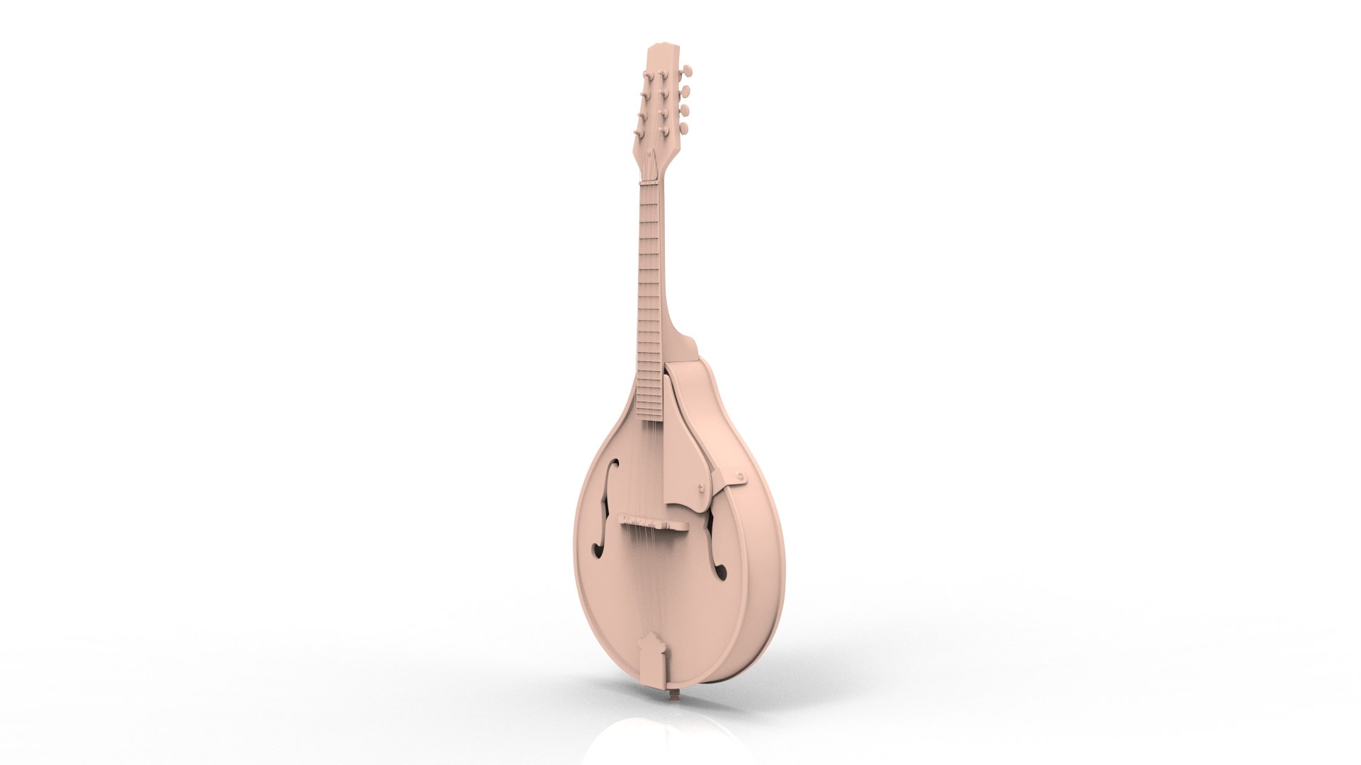 Mandolin Model - TurboSquid 2132727