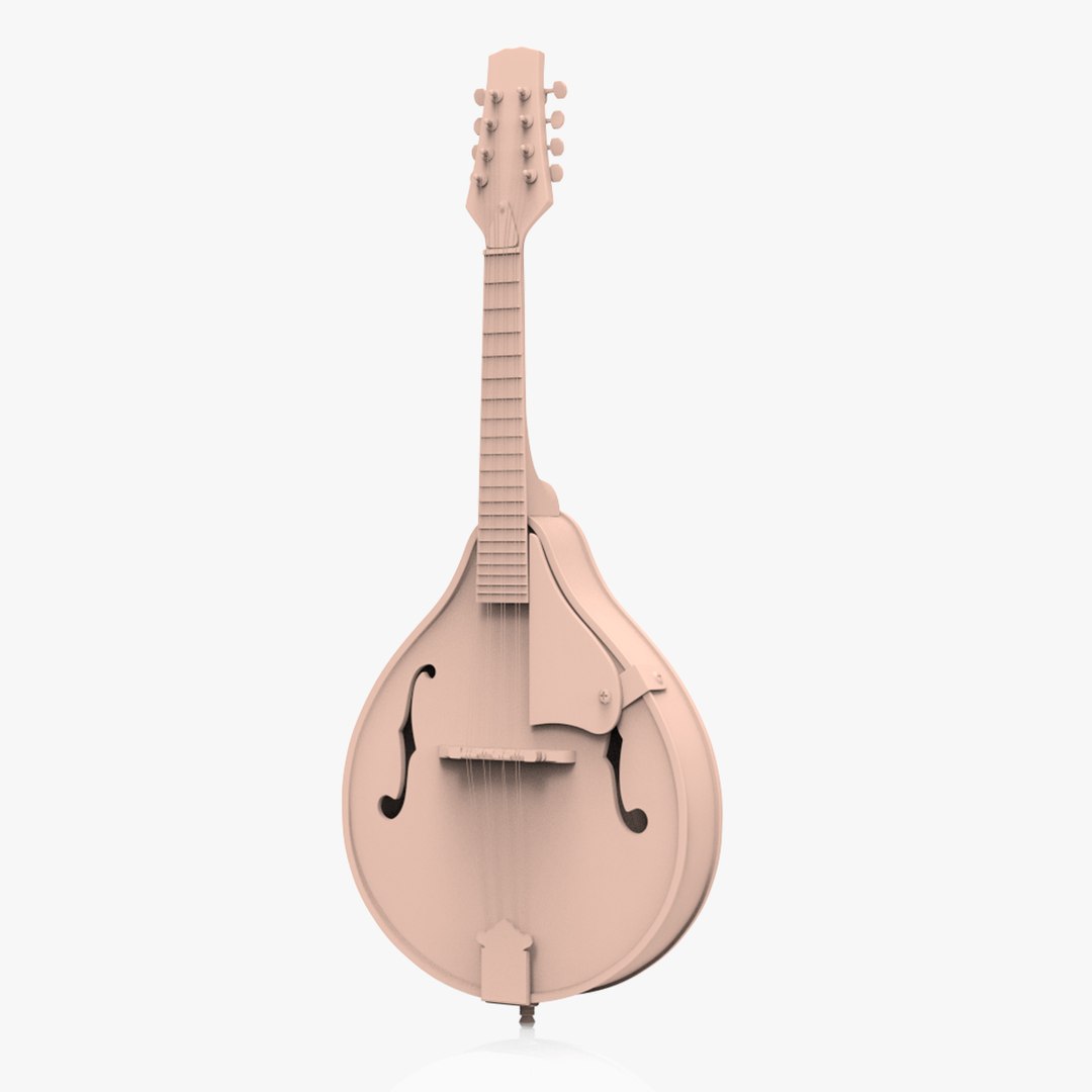 Mandolin Model - TurboSquid 2132727