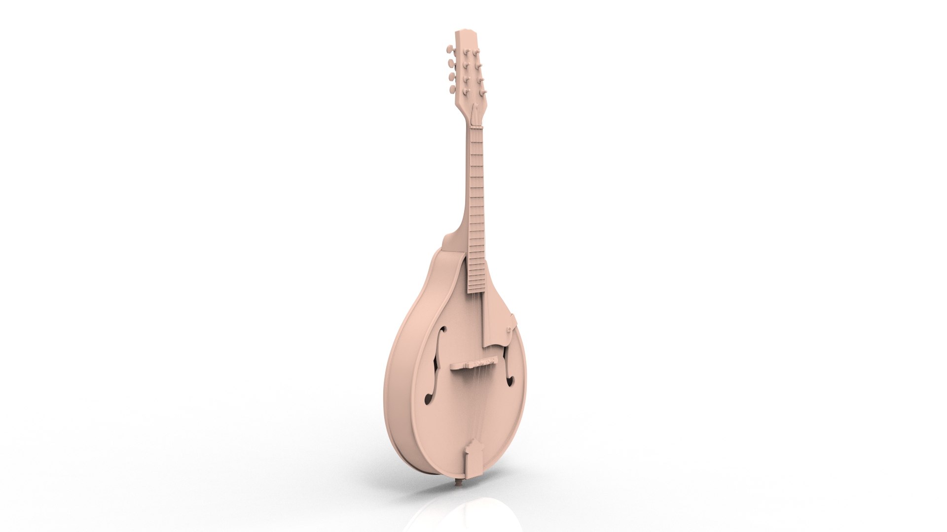 Mandolin Model - TurboSquid 2132727