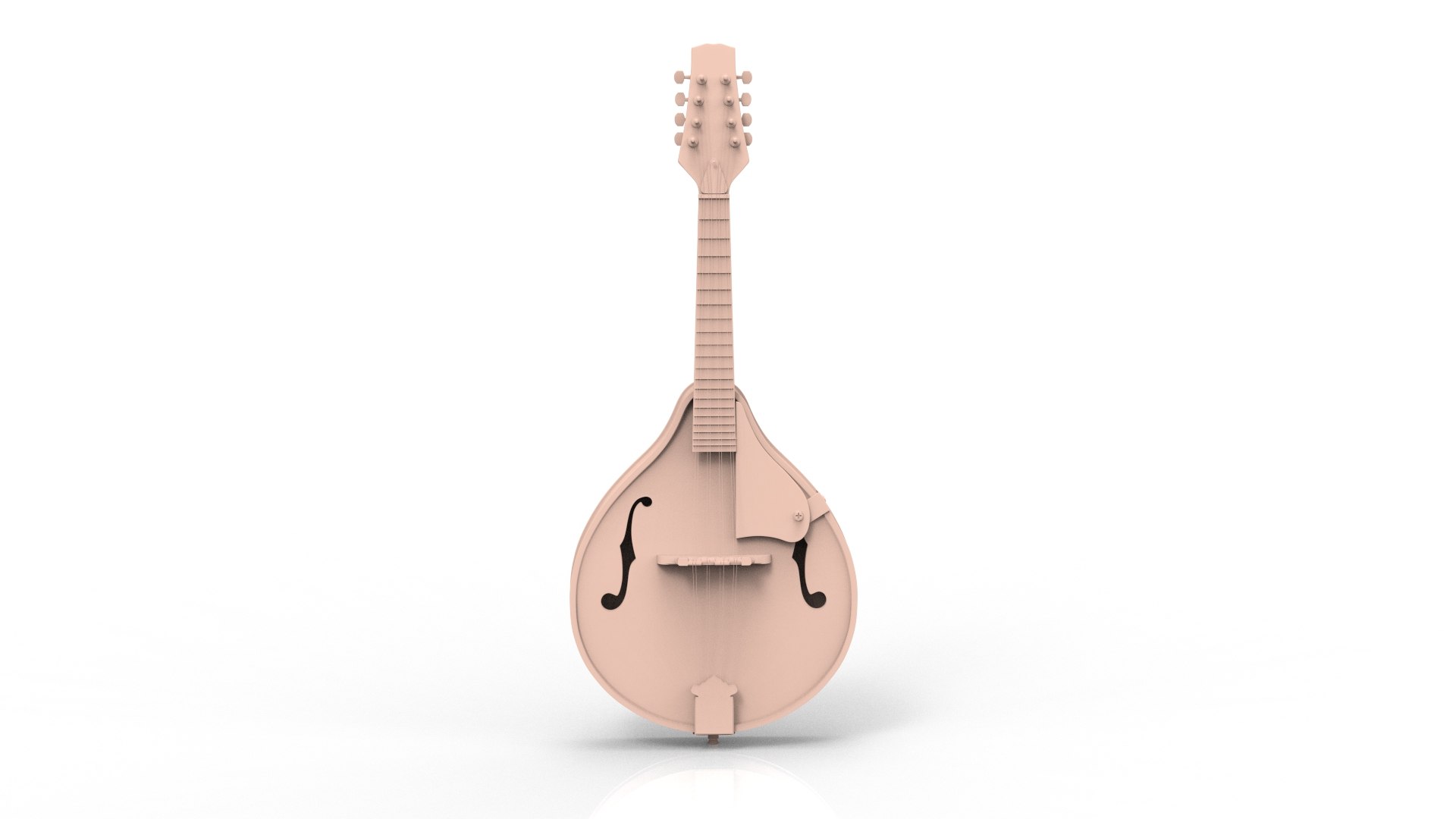 Mandolin Model - TurboSquid 2132727