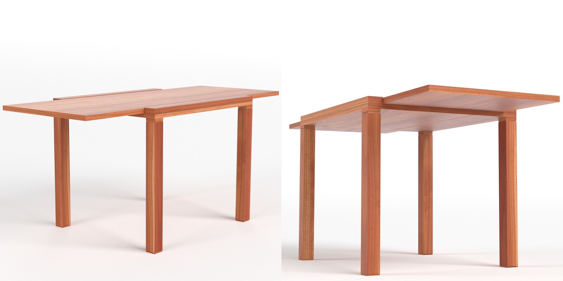 Extended Table Uv Unwrapped 3d Max