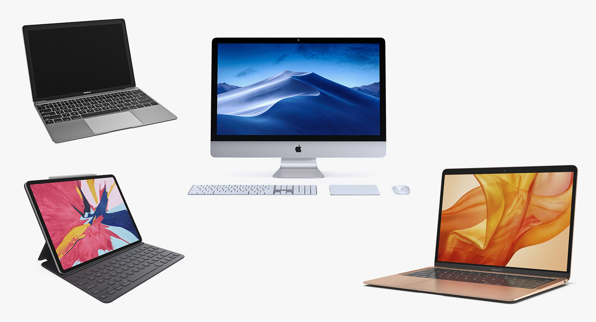 3D apple computers 2018 - TurboSquid 1395195