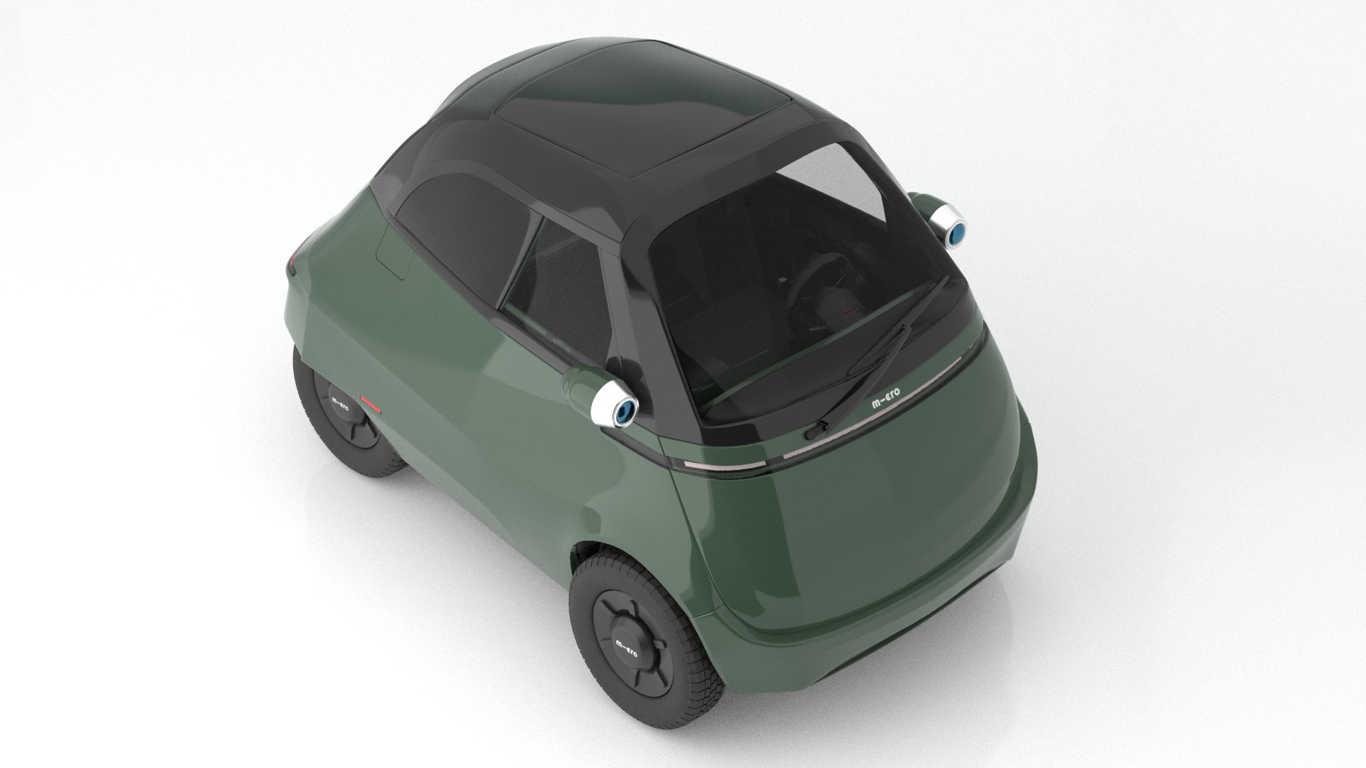 3D Microlino Electric Scooter Car Khaki - TurboSquid 2197398