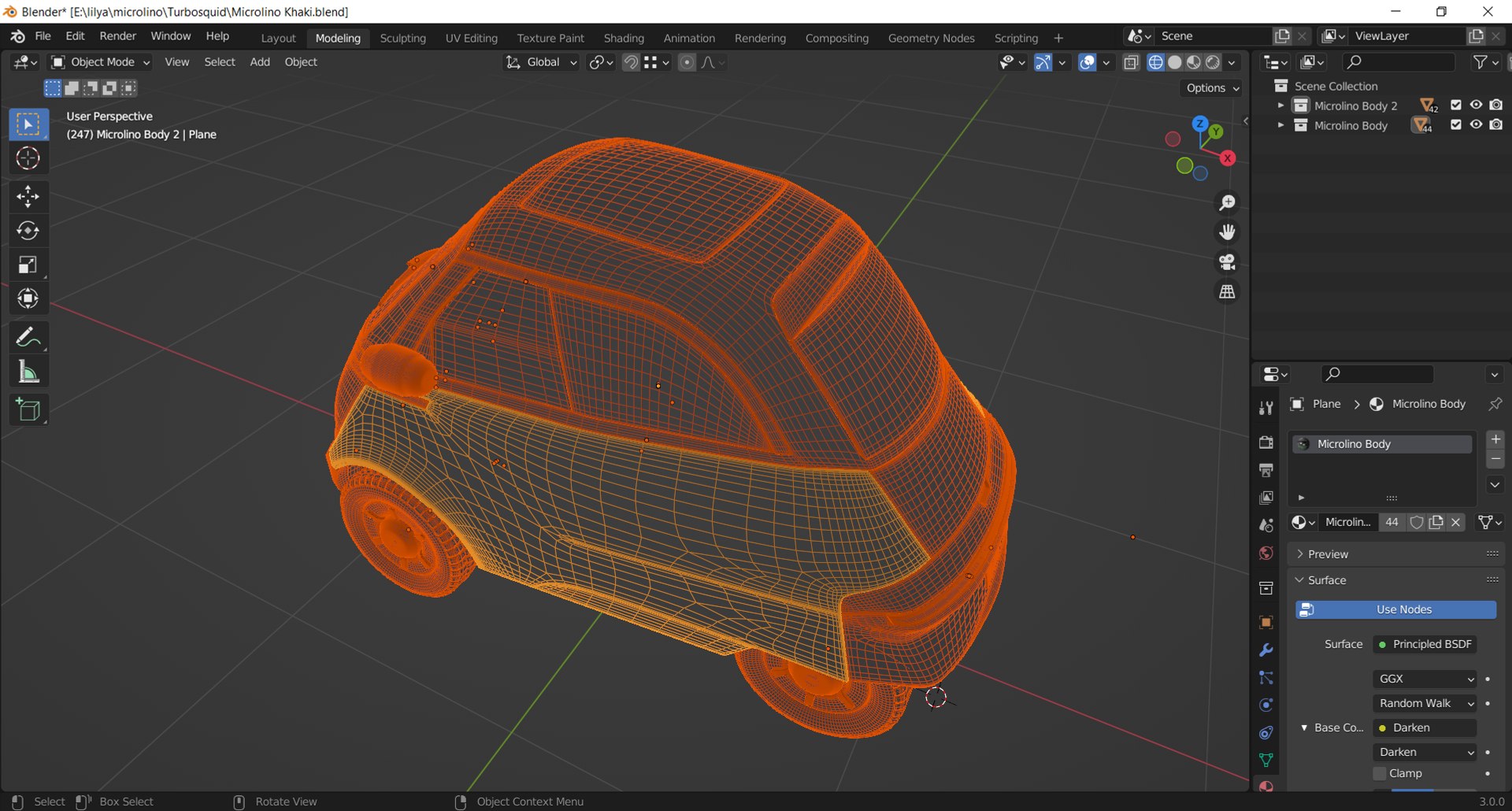 3D Microlino Electric Scooter Car Khaki - TurboSquid 2197398