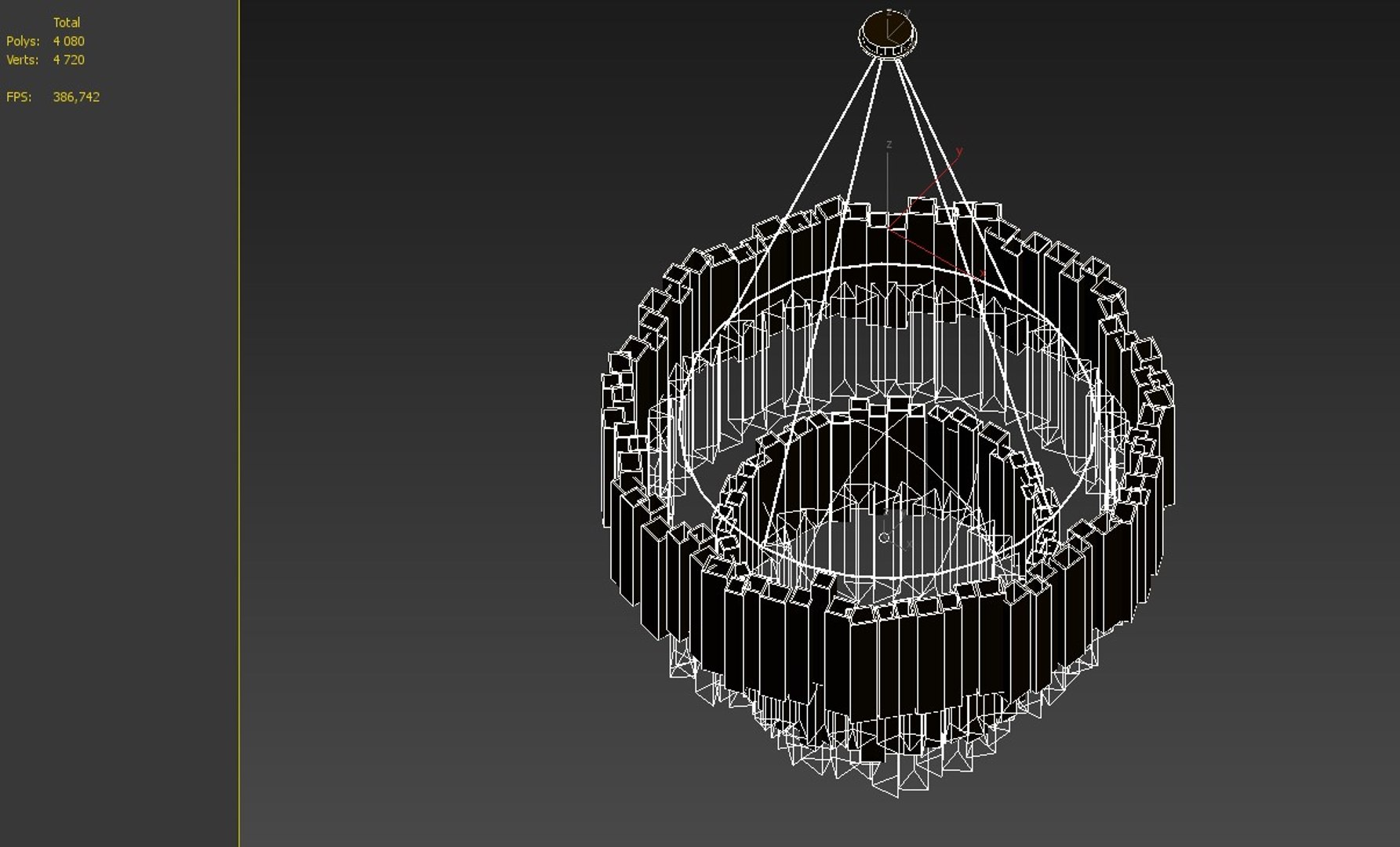 Baladona Chandelier Lamp 3D Model - TurboSquid 1500361