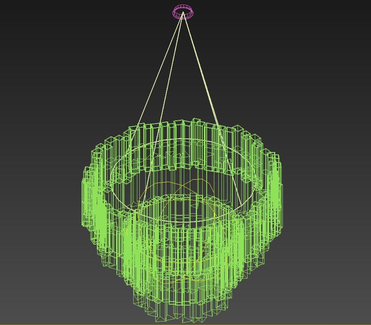 Baladona Chandelier Lamp 3D Model - TurboSquid 1500361