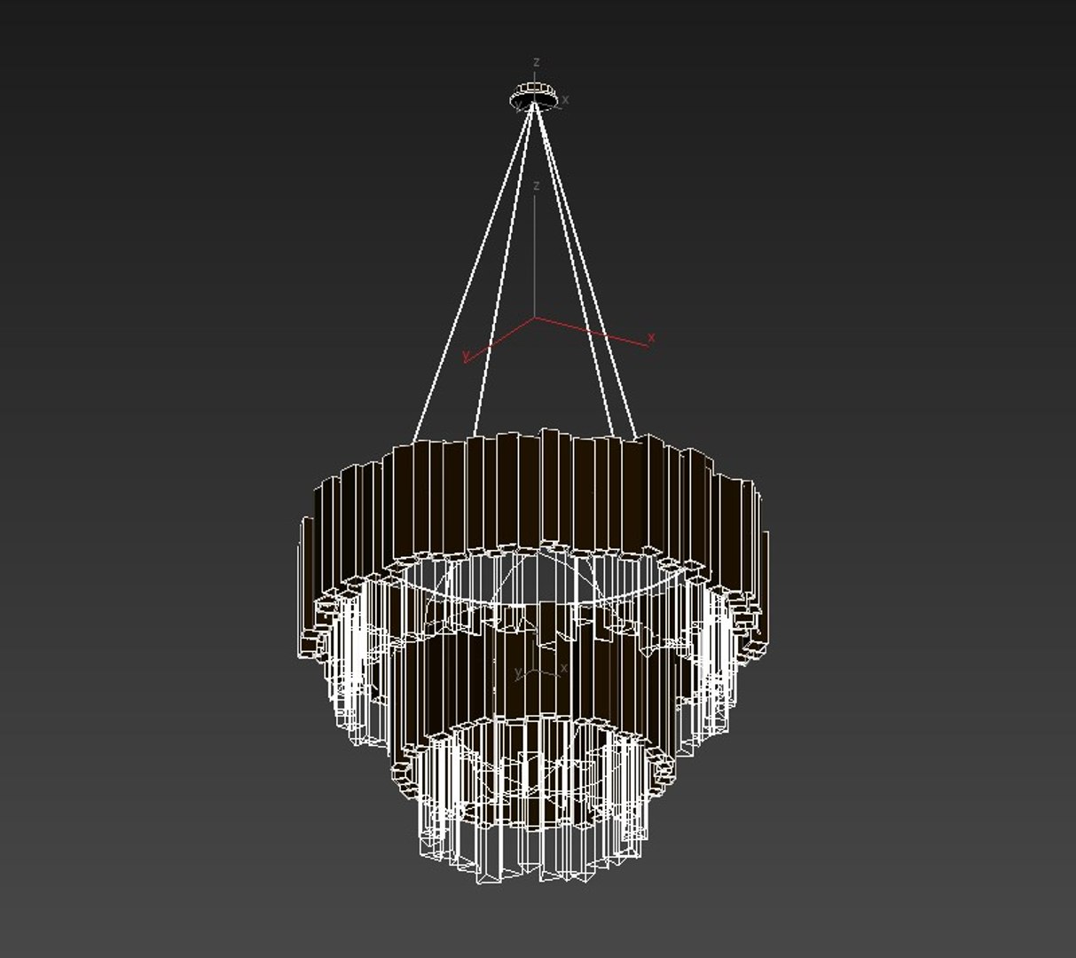 Baladona Chandelier Lamp 3D Model - TurboSquid 1500361