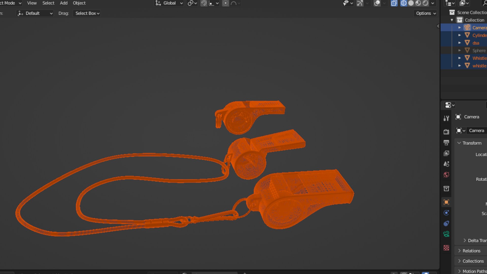 3D whistles model - TurboSquid 1885550