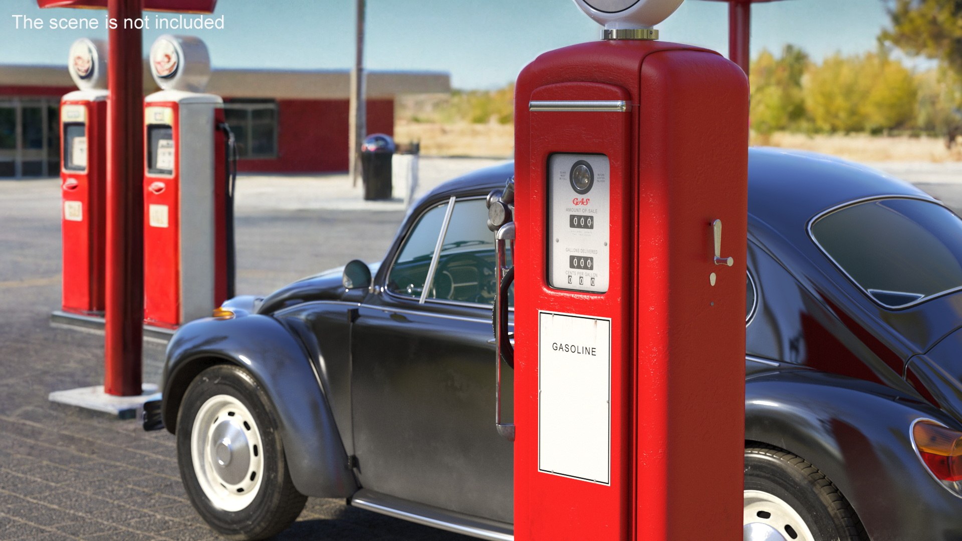3D Vintage Gas Pump Model - TurboSquid 2292436