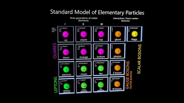 3D standard elementary particles - TurboSquid 1711044