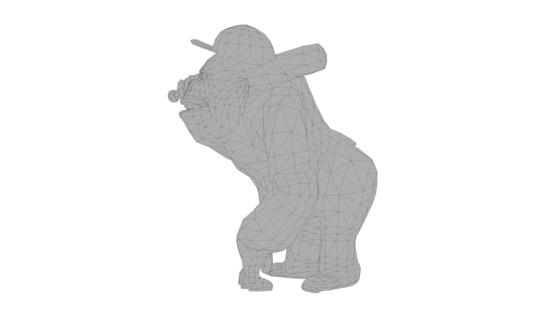 3D Gorilla Cartoon Model - TurboSquid 1847541