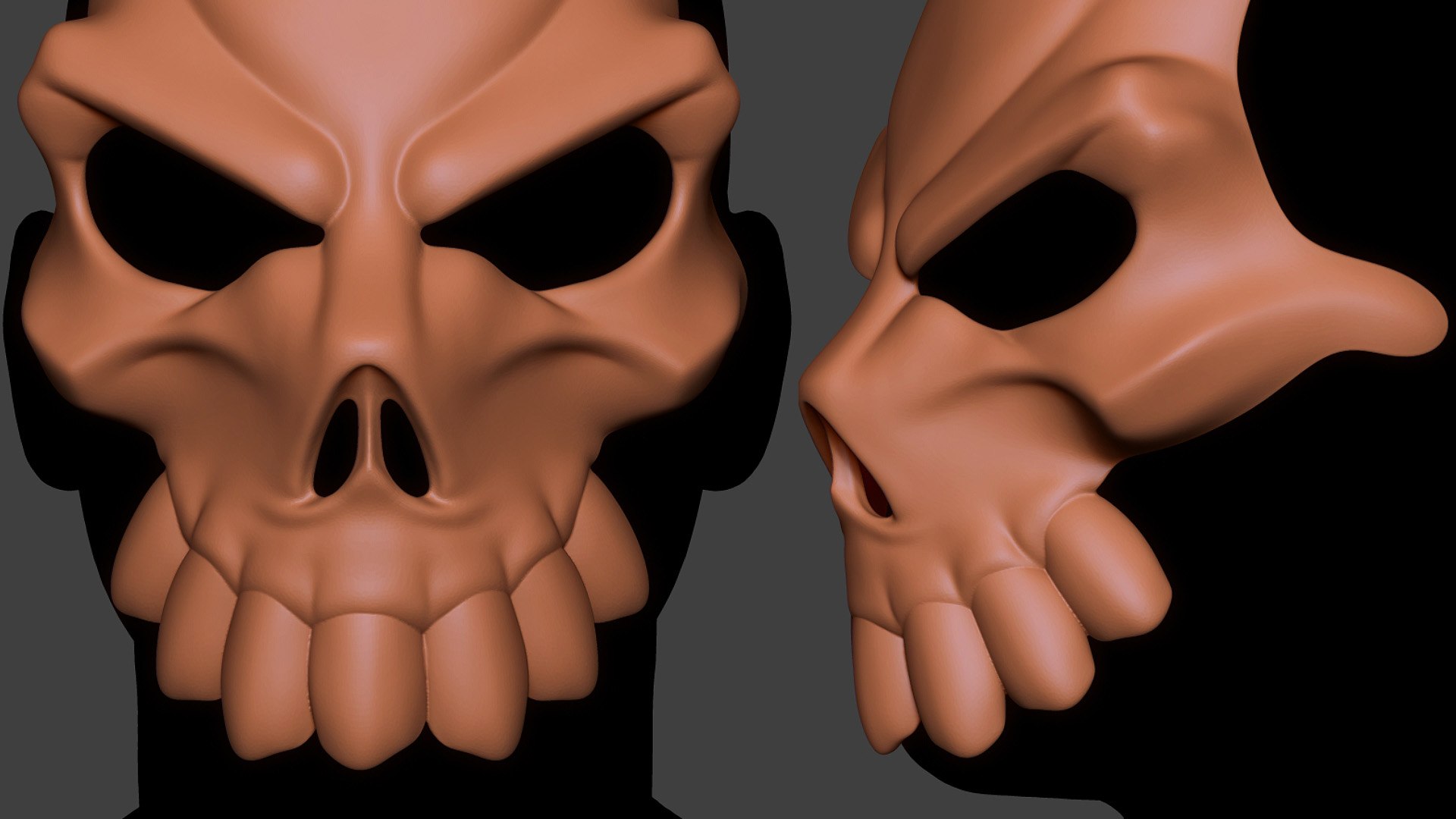 Skull Mask 3D Print Model 3D Model - TurboSquid 2347686