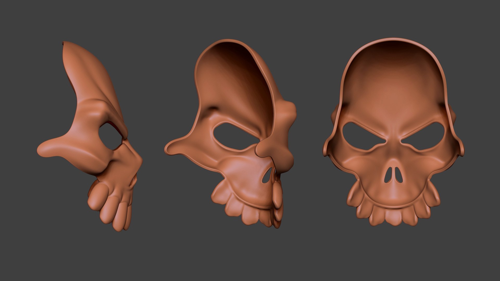 Skull Mask 3D Print Model 3D Model - TurboSquid 2347686