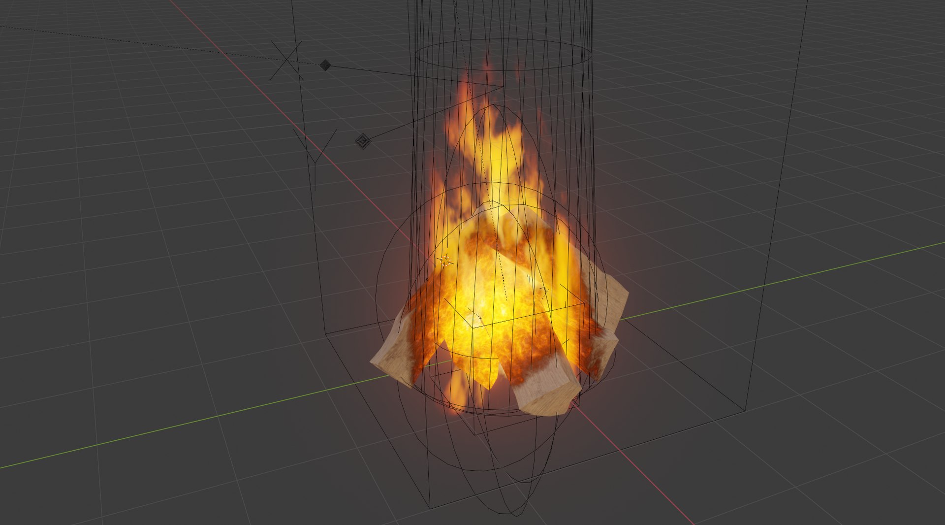 3D Animated Bonfire for Blender without Simulations model - TurboSquid ...