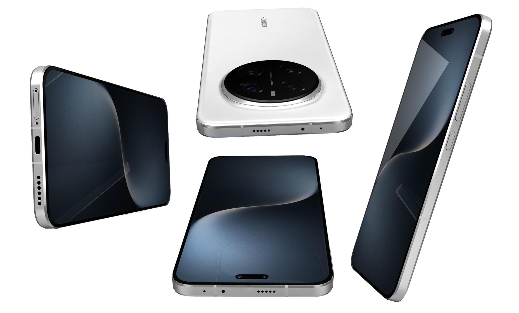 3D Model Honor Magic 7 Pro Snow White - TurboSquid 2303556