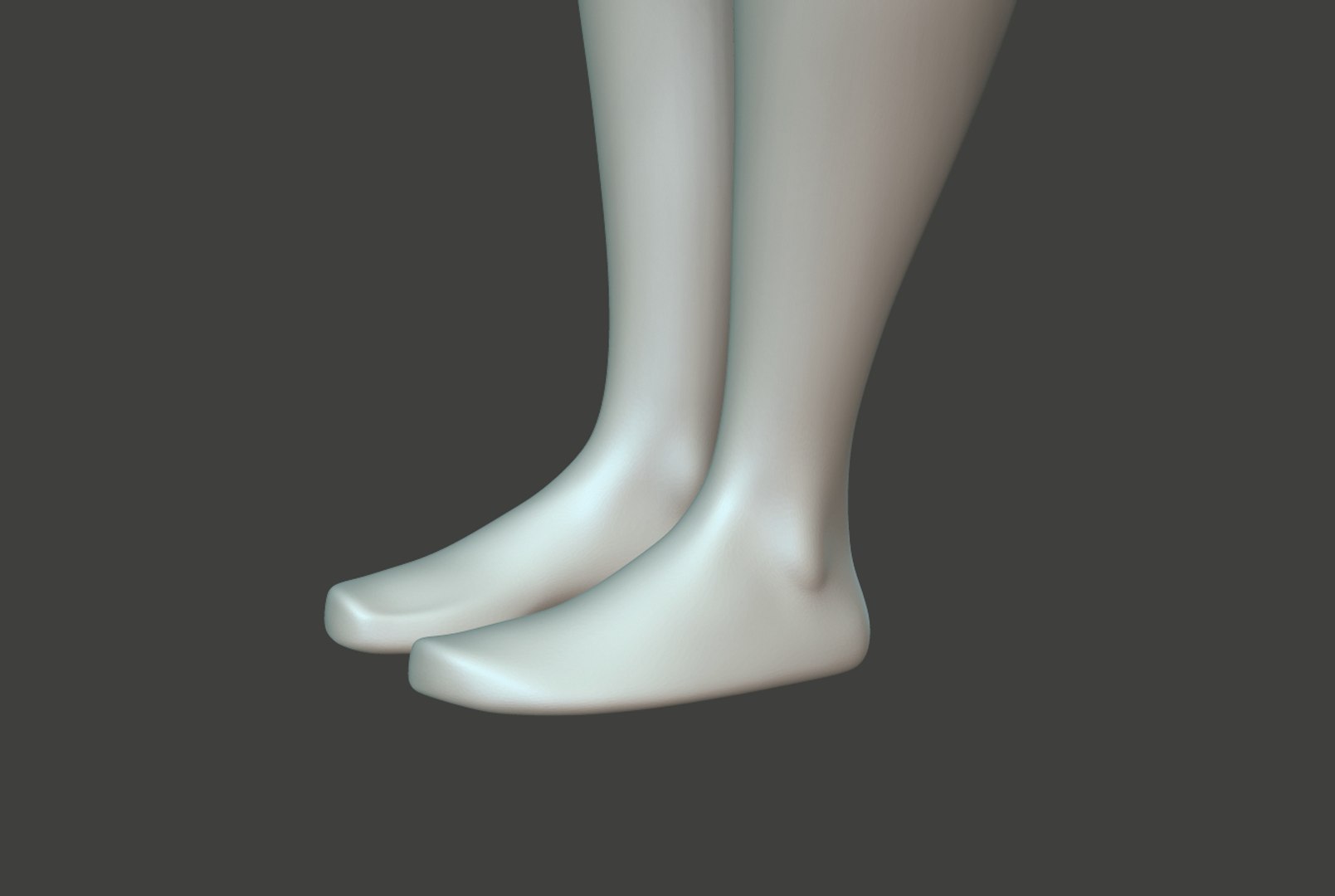 3D Female Body Base - TurboSquid 1307225