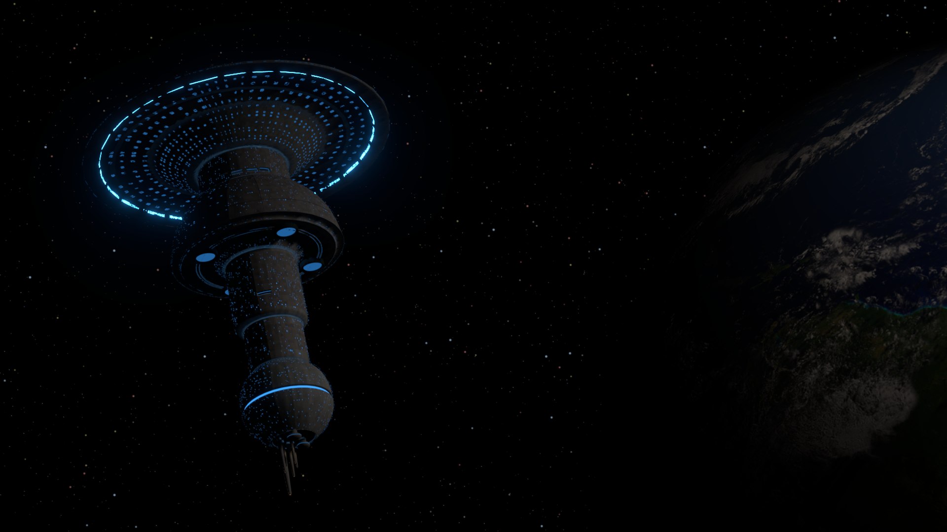Star Trek Starbase 3D Model - TurboSquid 1682377