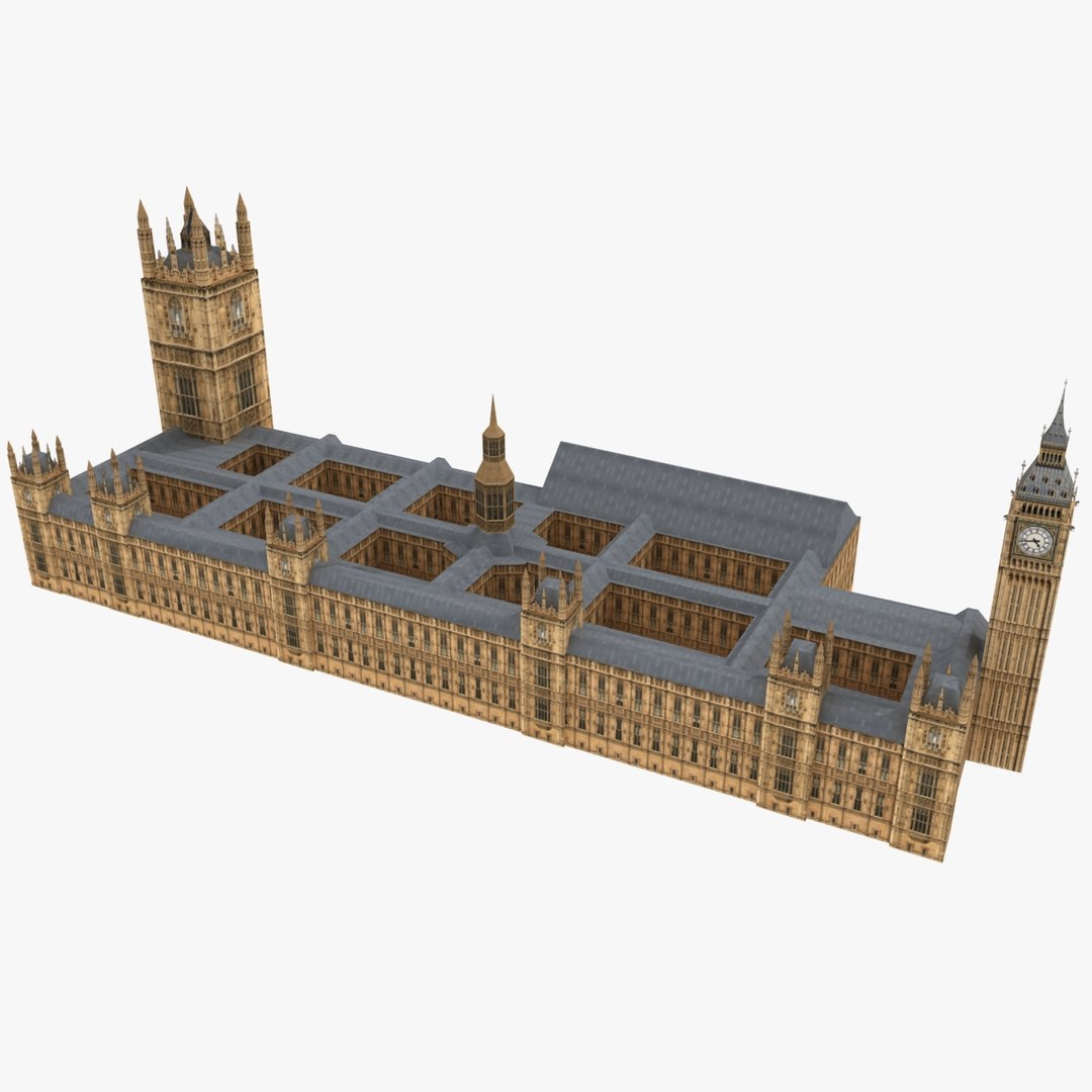 Westminster Parliament Building 3d Max