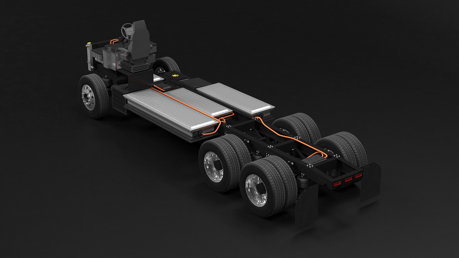 3D EV Truck Chassis Model - TurboSquid 1895461