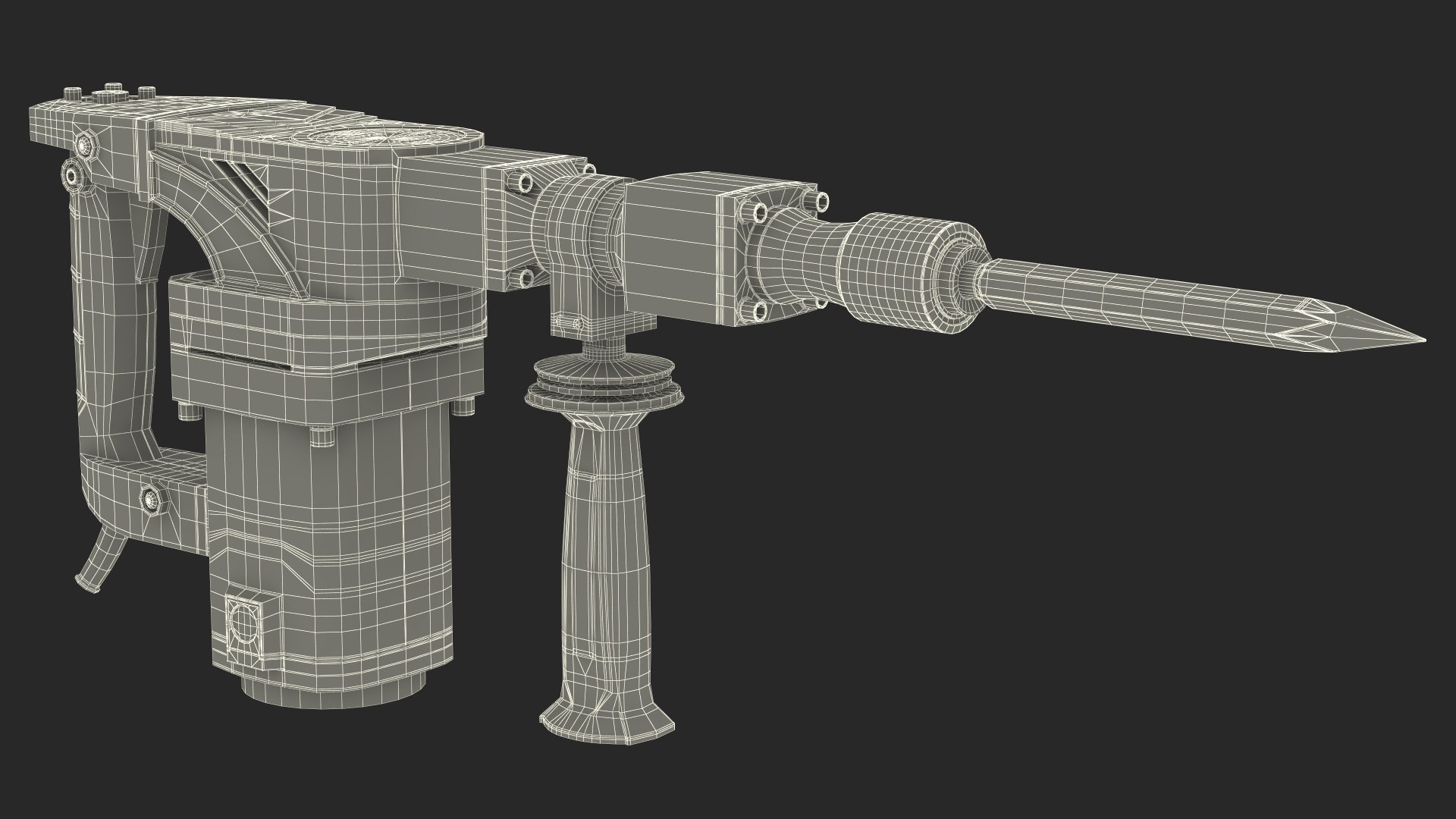 3D model Speed Demolition Hammer Makita - TurboSquid 2170105