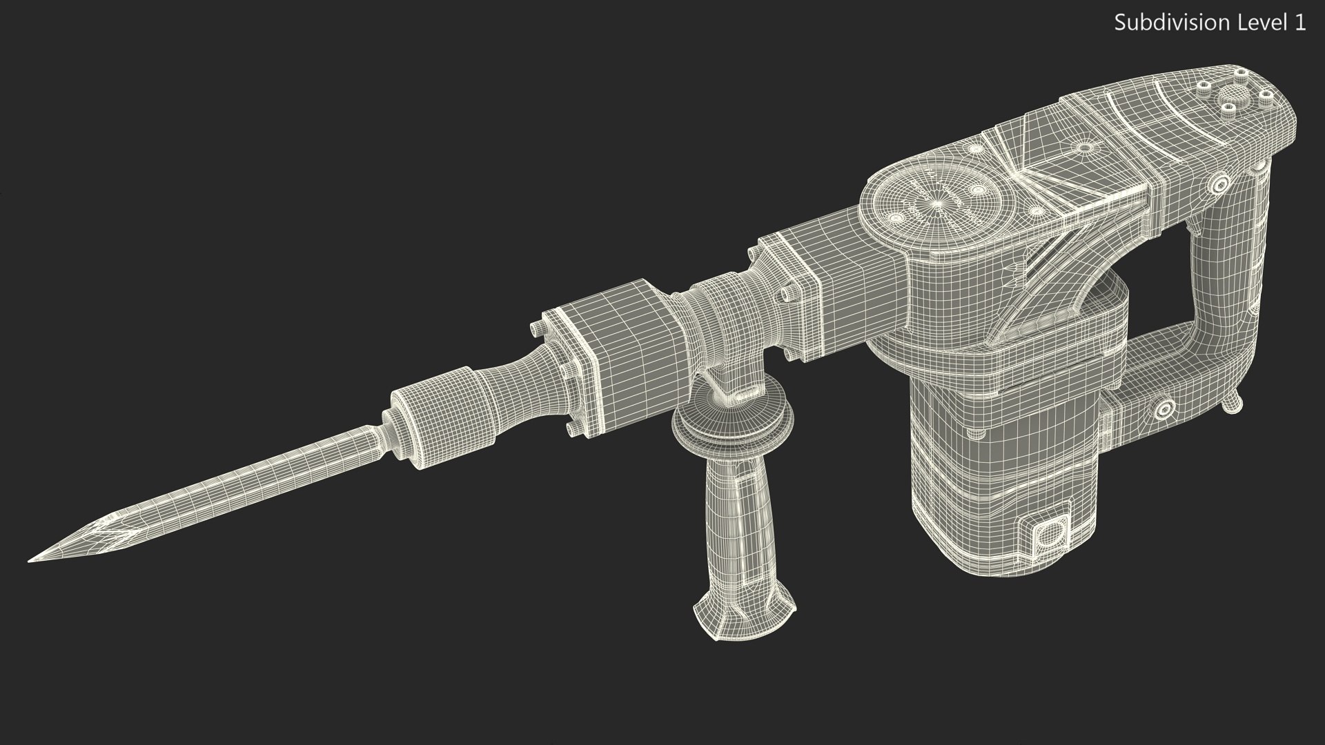 3D model Speed Demolition Hammer Makita - TurboSquid 2170105