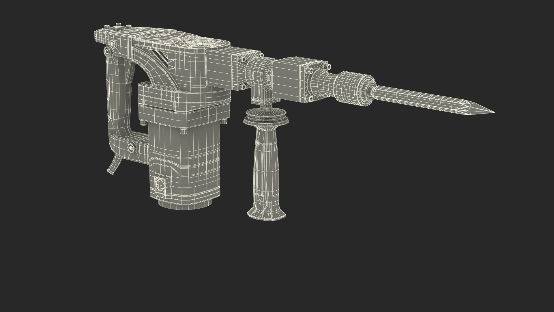 3D model Speed Demolition Hammer Makita - TurboSquid 2170105