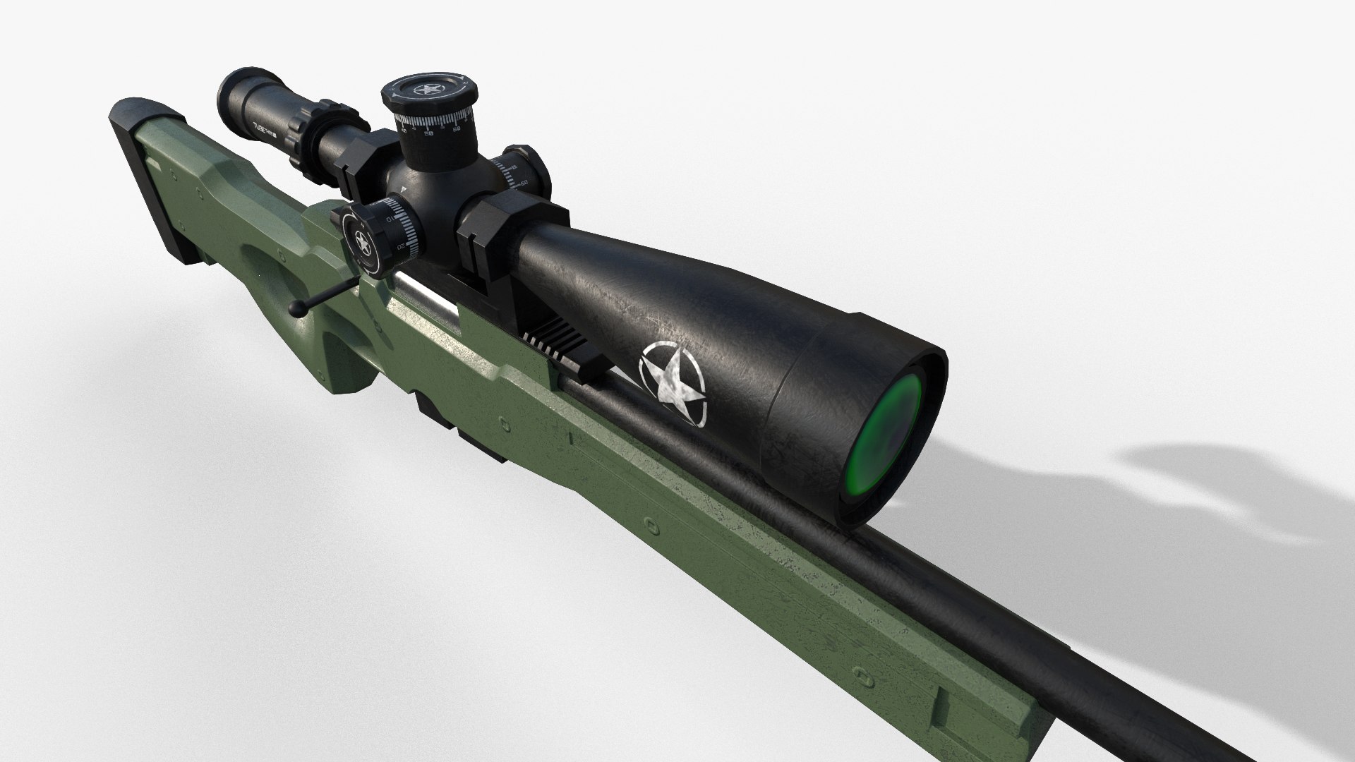 AWM Sniper 3D Model - TurboSquid 2112402