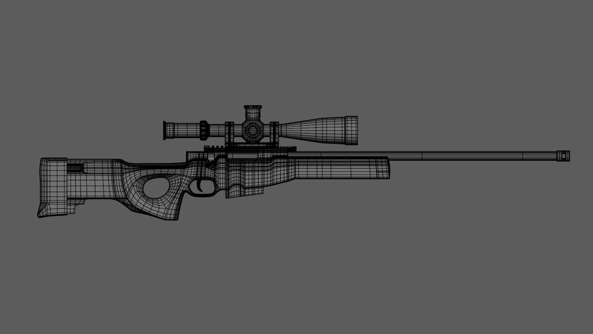 AWM Sniper 3D Model - TurboSquid 2112402