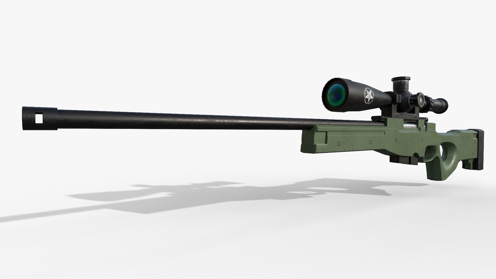 AWM Sniper 3D Model - TurboSquid 2112402