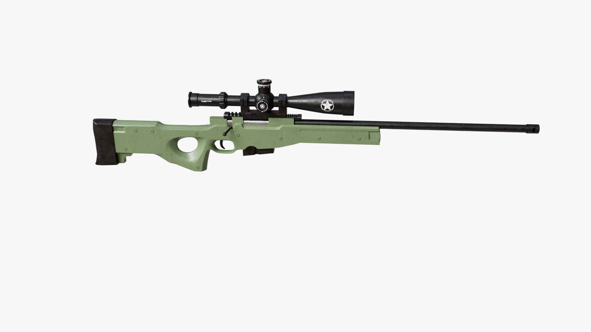 AWM Sniper 3D Model - TurboSquid 2112402