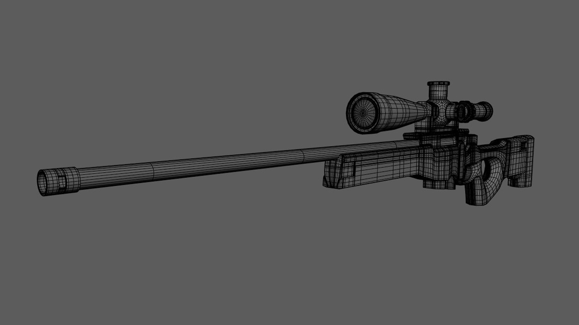 AWM Sniper 3D Model - TurboSquid 2112402