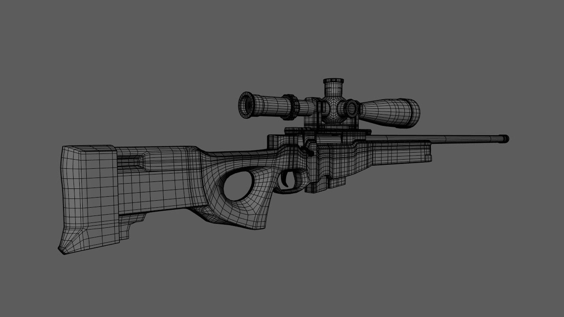 AWM Sniper 3D Model - TurboSquid 2112402