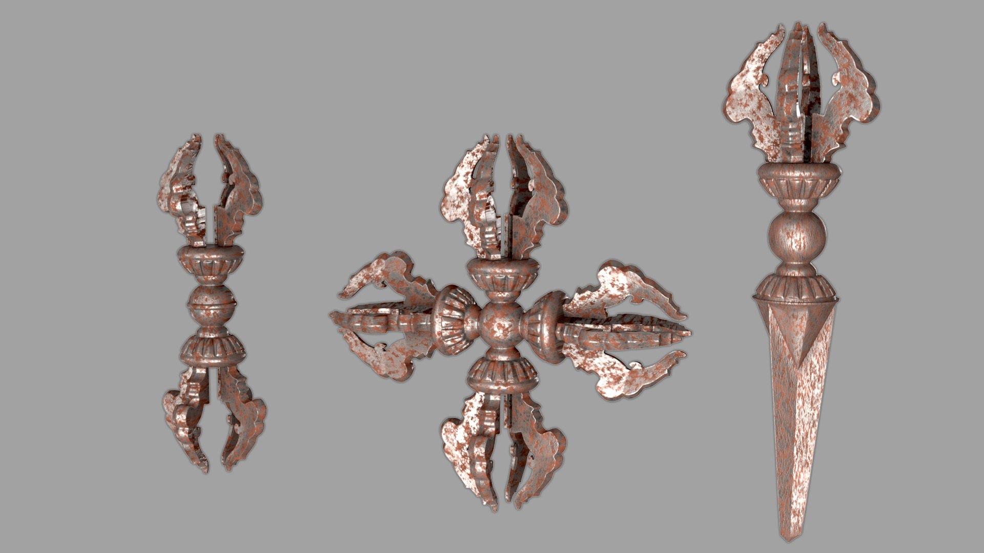3D Vajra - TurboSquid 2432371