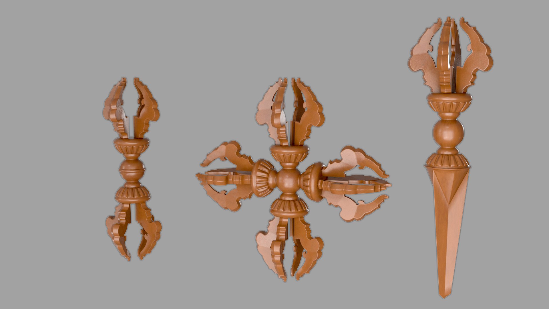 3D Vajra - TurboSquid 2432371