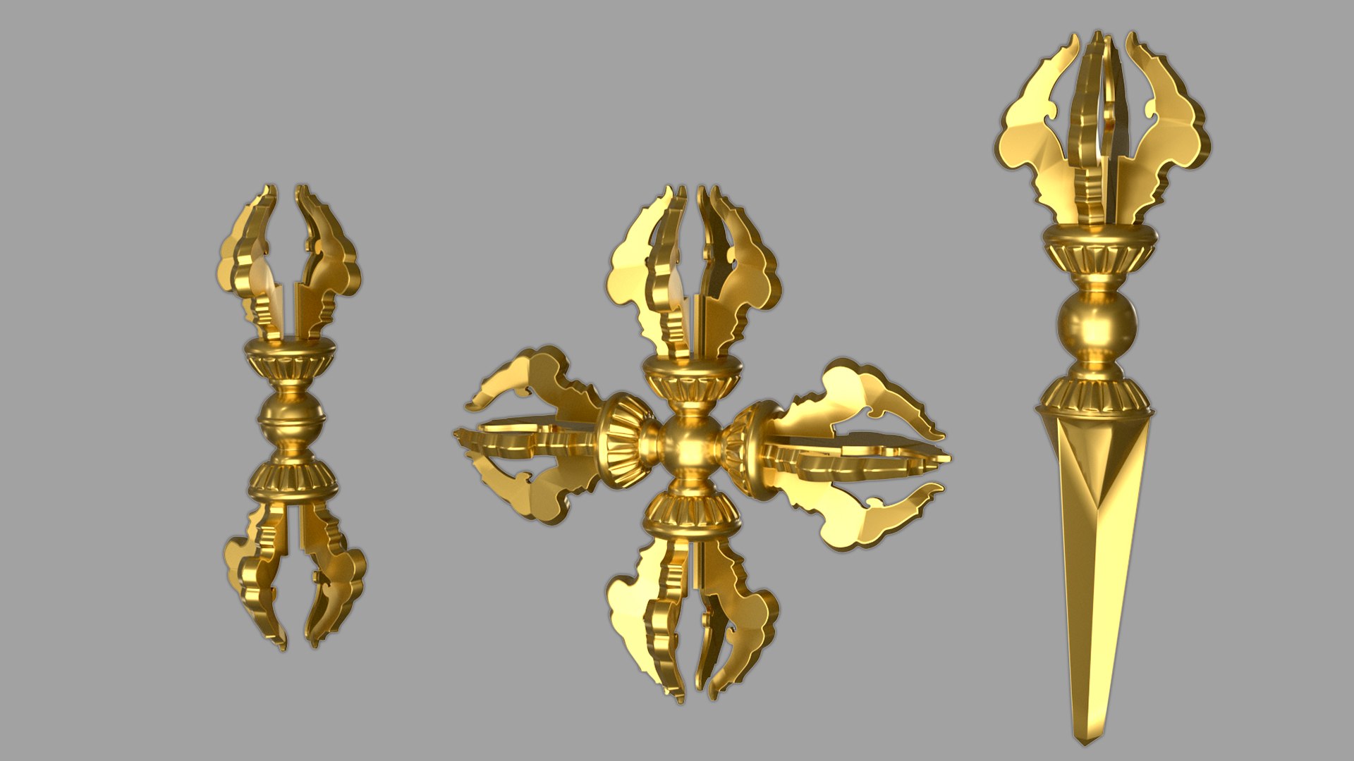 3D Vajra - TurboSquid 2432371