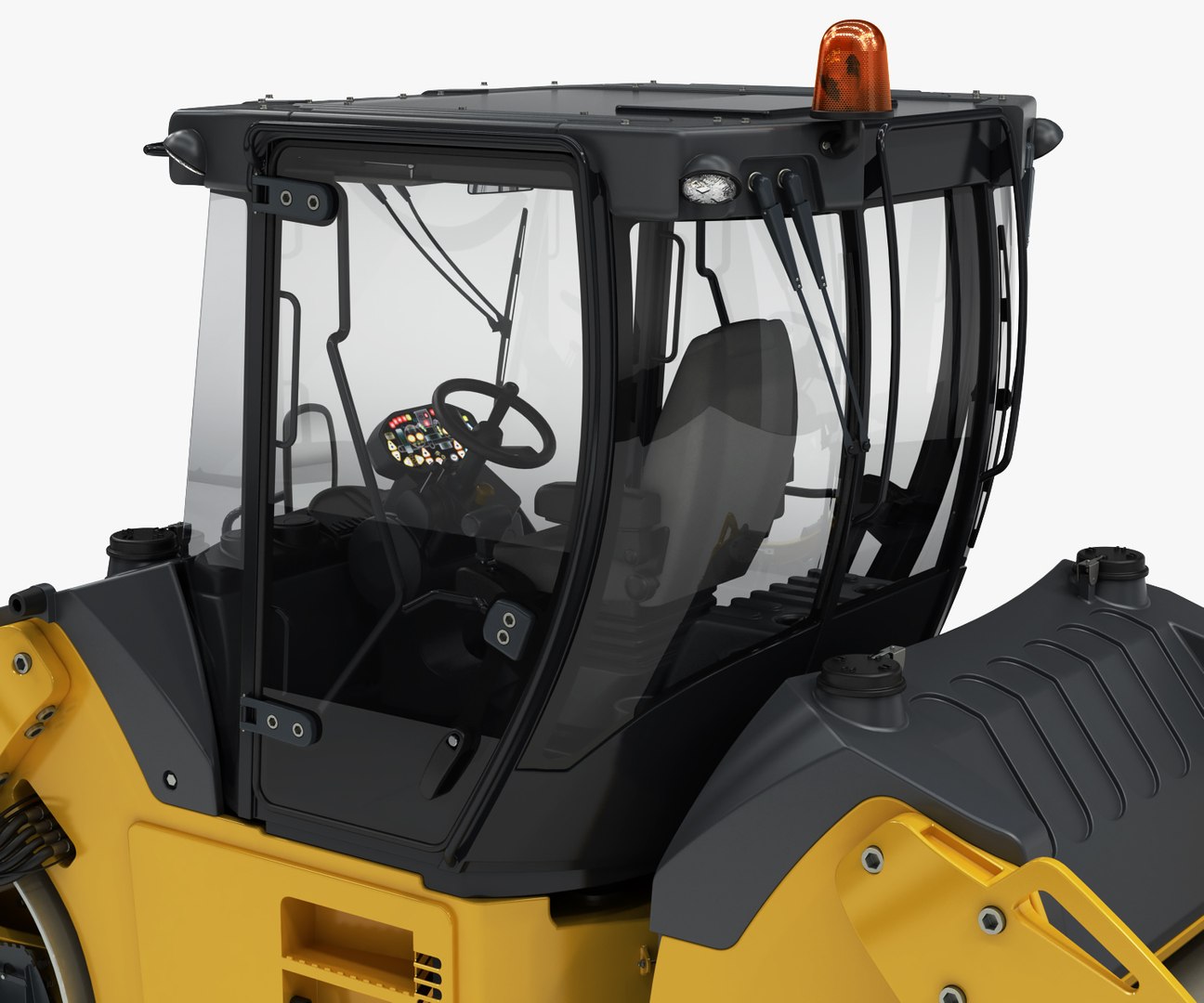 Hamm-hd90 Articulated Tandem Roller 3d 3ds