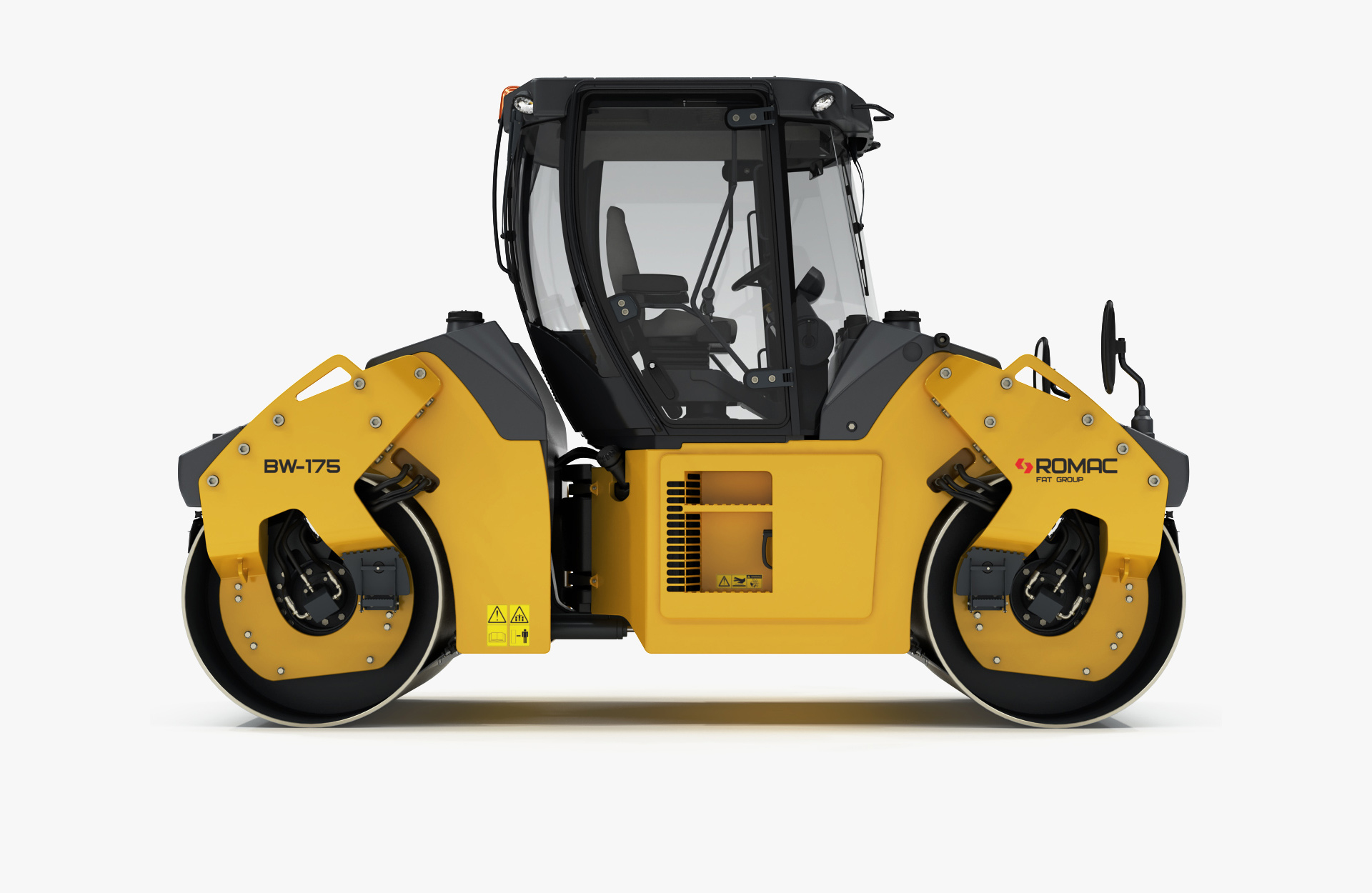 hamm-hd90 articulated tandem roller 3d 3ds