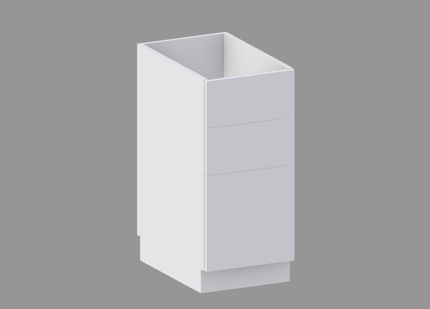 3D Model Kitchen Cabinet Drawers V2 - TurboSquid 1228364
