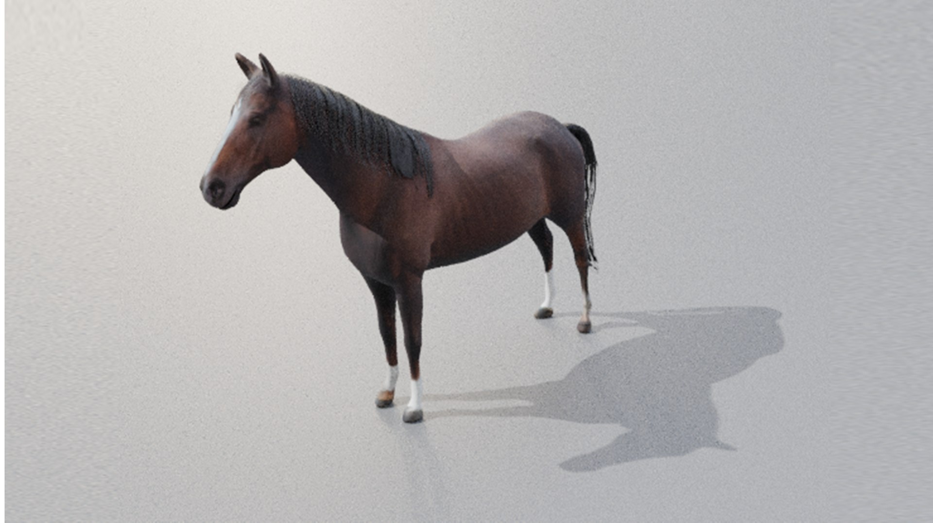 Realistic 3D Horse Model 3D Model - TurboSquid 2422619