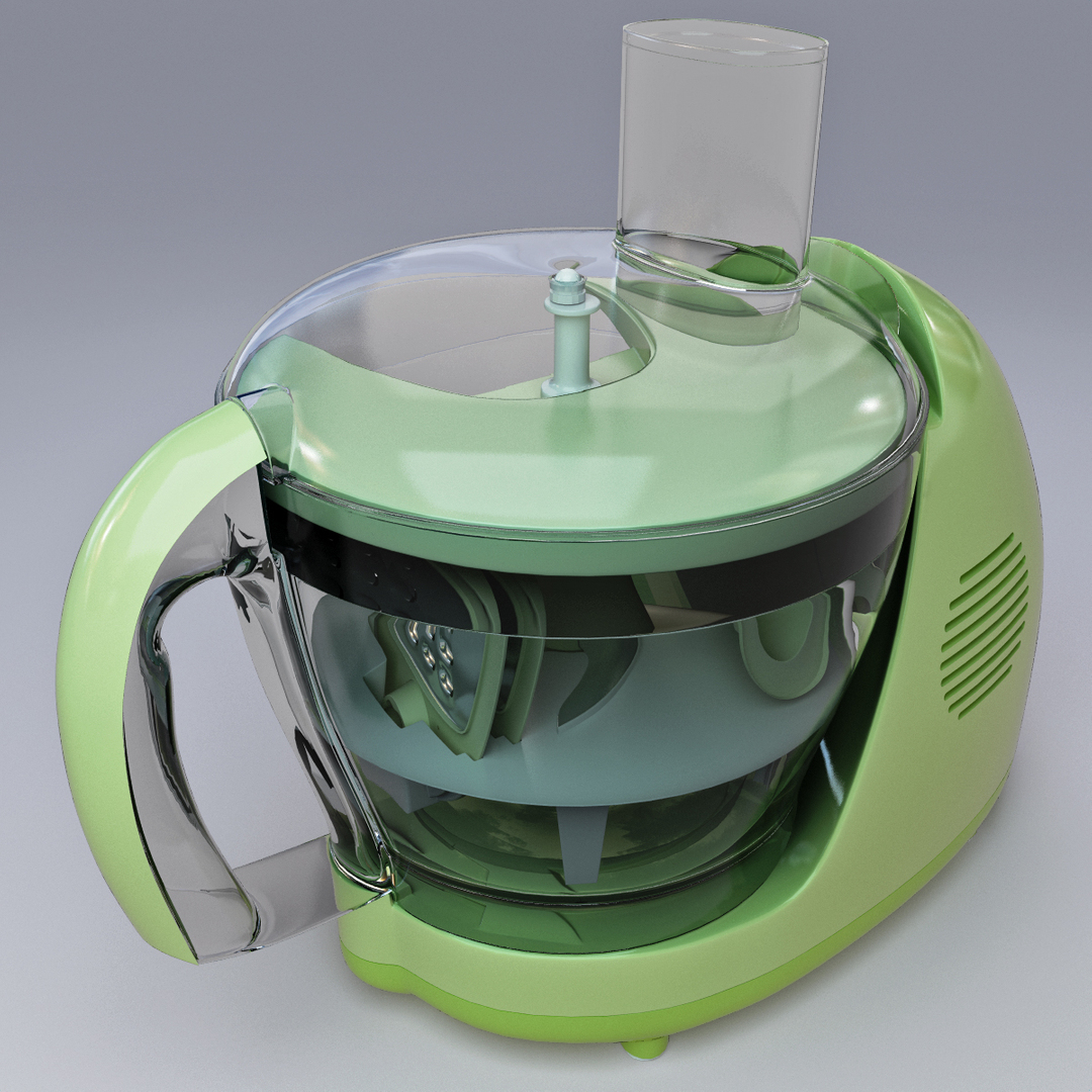 kitchen appliances v2 3d model