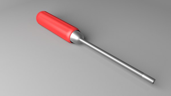 Screw driver security hex 3D - TurboSquid 1591975