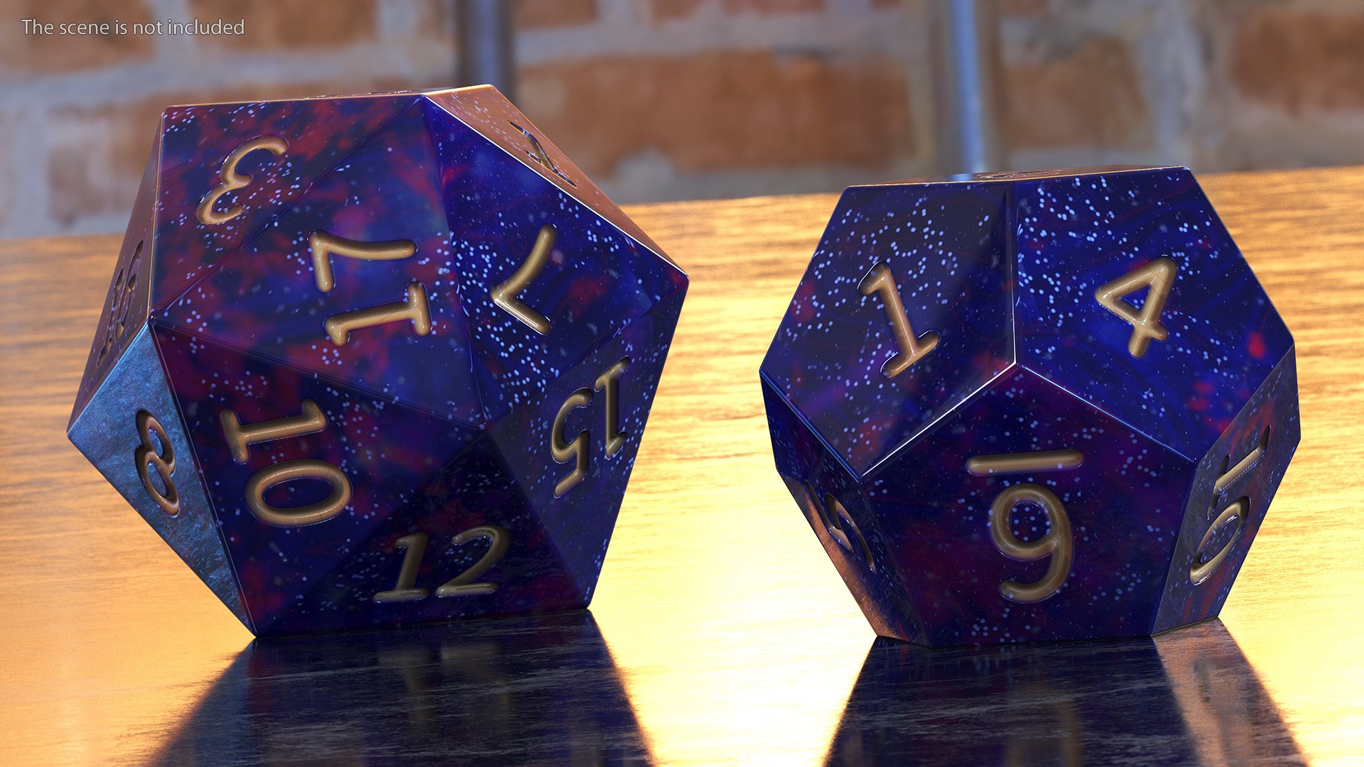 Polyhedral DND Dice Set Space Color 3D - TurboSquid 2139385