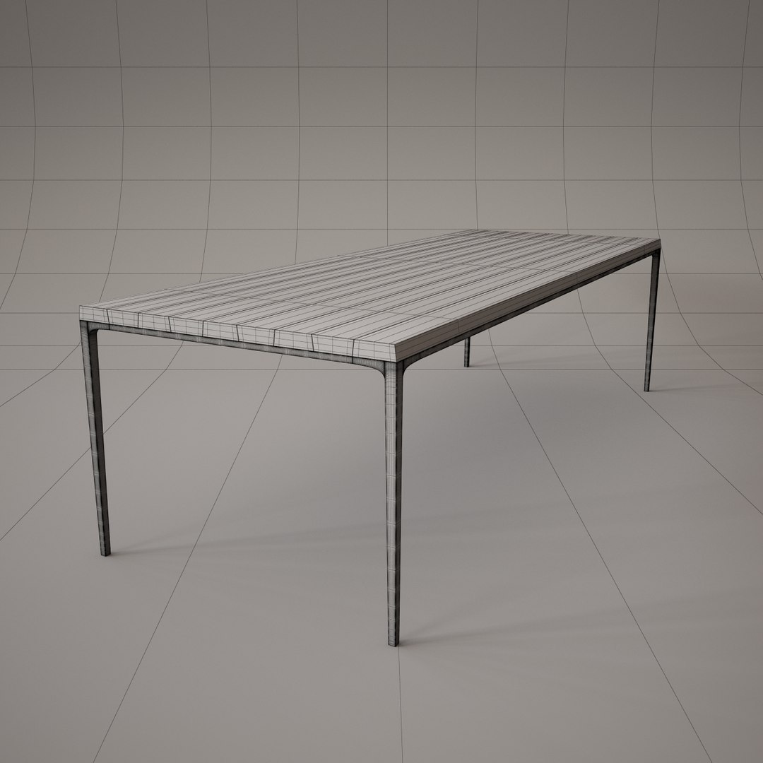 dining table 3d 3ds