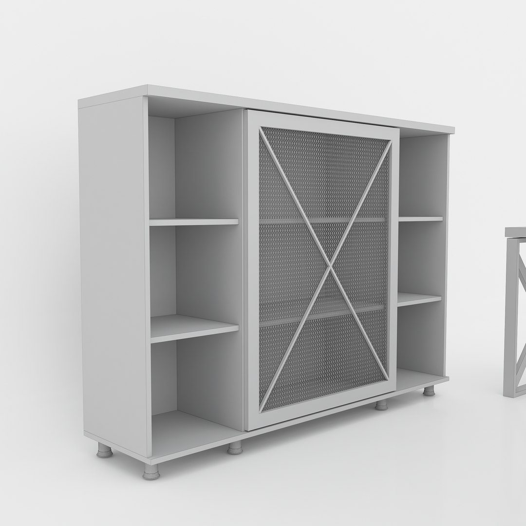 X Executive Table 3D Model - TurboSquid 1733449